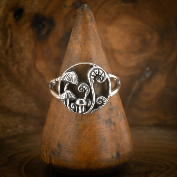 Sterling Silver Mushroom Ring - Royal Mile Silver